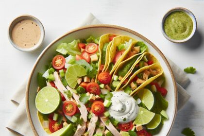 Fresh Turkey Taco Salad with Zesty Lime Dressing Boost - RecipeSurge